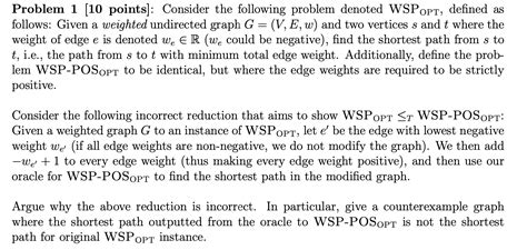 solved s 2 problem 1 10 points] consider the following