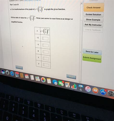 Solved Part Out Of Check Answer A Use Transformations Chegg