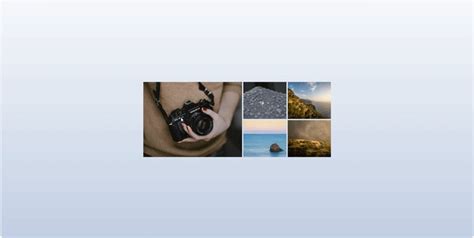 Html5css3js小实例：网格图库