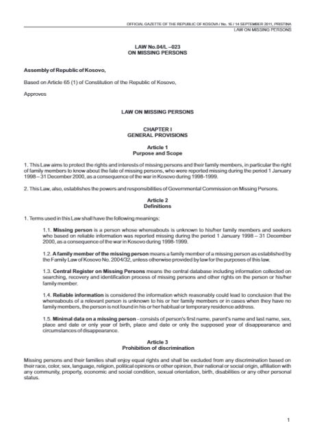 Handbook On Data Protection In Humanitarian Action Second Edition Missing Persons Platform