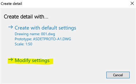 How To Set Default Prototype Format While Preparing Drawing In Advance