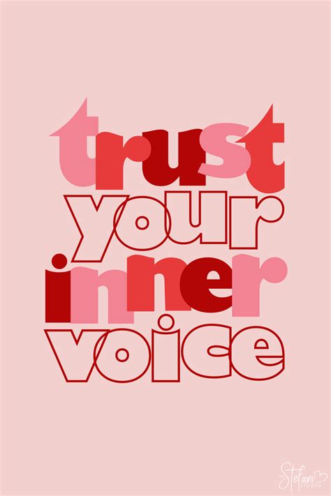 Trust Your Inner Voice Find Your Voice Wallpaper Trust Your Vision