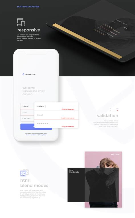 Premium Login Component For Ionic On Behance