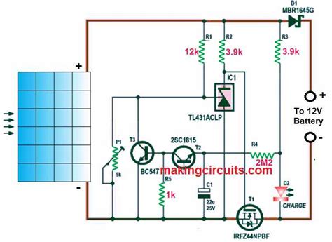 Solar Charge Controller Circuit Using 555
