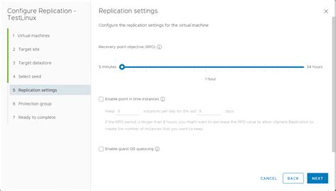 Create Vmware Vsphere Site Recovery Manager 81 Replication Protection