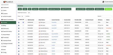 duplicate an existing invoice