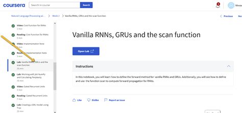 is correct order of lab nlp with sequence models deeplearning ai