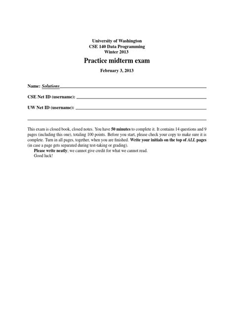Exam0 Solutions Pdf Programming Paradigms Computer Programming