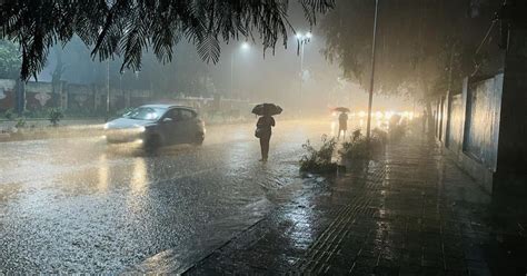 Heavy Rainfall Over Rajasthan Gujarat Active Monsoon Conditions Till