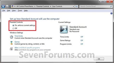 Parental Controls Setup And Use Tutorials