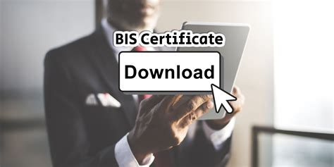 How To Download Bis Certificate Online