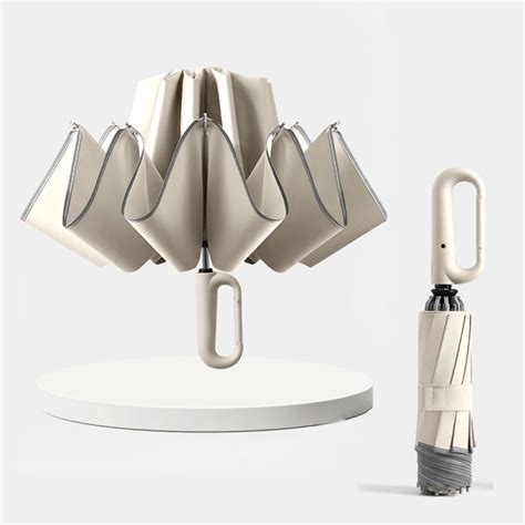 고리형핸들 거꾸로접이식우산 원터치3단자동우산 Sdn001 온채널