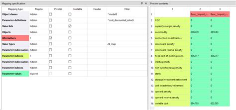 Export Parameter Values Of Objects And Relationships · Spine Tools Spine