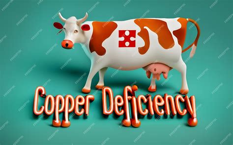 Premium Ai Image Copper Deficiency In Cows