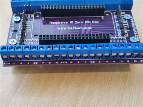Raspberry Pi Zero Din Rail Adapter Rapmas