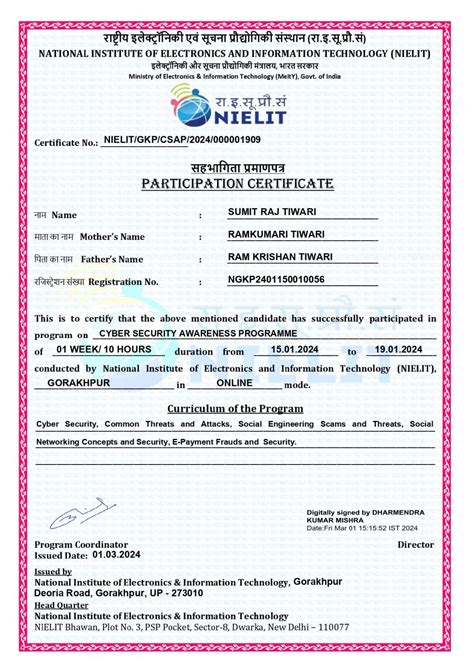 Cybersecurity Professionaldevelopment Nielit Digitalsafety