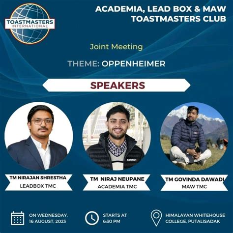 nirajan shrestha on linkedin toastmastersunite oppenheimer leadboxers maw academia…