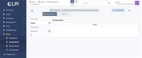 Non Matching Number Of Items And Entries Of Items For Components · Issue 14396 · Glpi Project