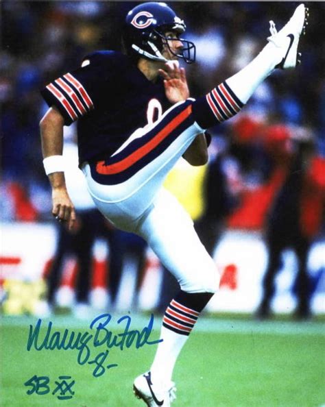 Maury Buford 1985 Signed 8×10 Chicagoland Sports Appearance Connection
