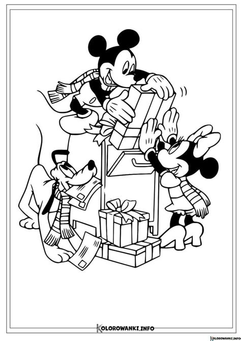 Myszka Miki Kolorowanka Do Druku Dla Dzieci Kolorowanki Info