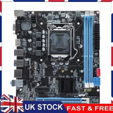 B75 Pc Main Board 2x240 Pin Ddr3 Sdram Slot 16gb Micro Atx Desktops Motherboard £26 59 Picclick Uk