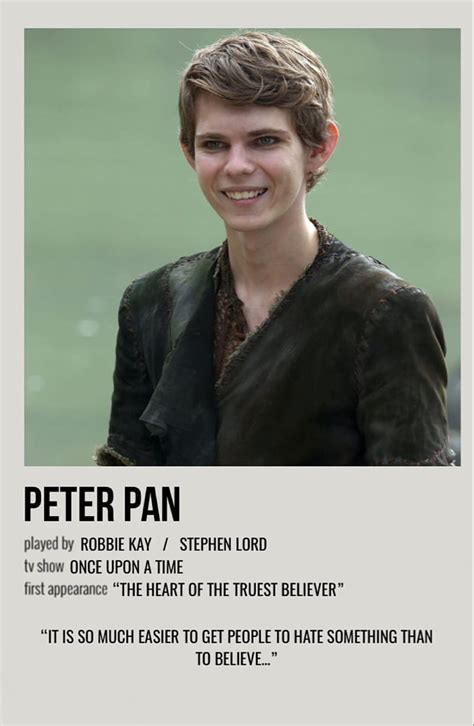Peter Pan Once Upon A Time Once Upon A Time Peter Pan Wins In Heart