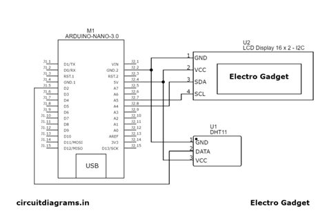 Real Time Heat Index Monitoring System Circuit Diagram