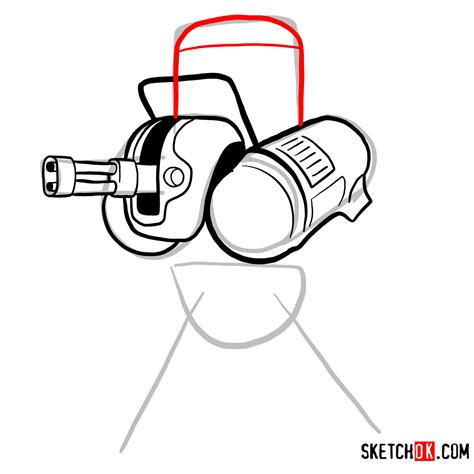 How To Draw An Automated Turret From Fallout 4