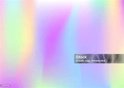 홀로그램 배경 현대 메쉬 레인보우 호일 핑크 소프트 텍스처 흐리게 반짝임 추상 그라디언트 무지개 빛 그라디언트 네온 지오메트리 일러스트레이션 바이올렛 홀로그램 배경 0명에