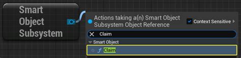 Smart Objects In Unreal Engine Quick Start Unreal Engine Documentation Epic Developer