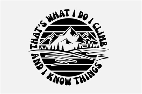 Premium Vector Climbing Svg Design