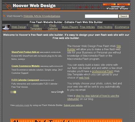 Useful Resources To Make Your Own Flash Website For Free Land Of Web
