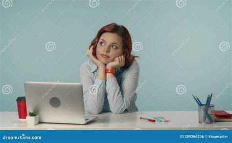 Medium Isolated Shot Of A Satisfied Happy And Relaxed Young Woman