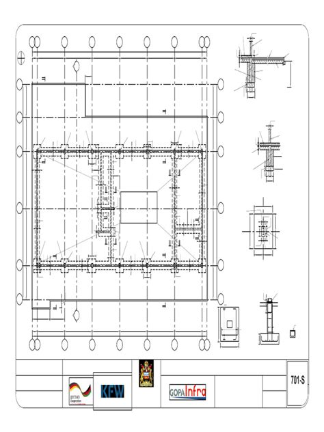 Struct 701a Single Classroom And Admin Foundation Pdf Materials