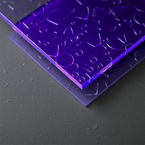5mm Extruded Fluted Extruded Textured Acrylic Sheet Pattern 18x24