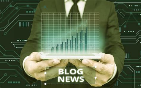 Writing Note Showing Blog News Business Photo Showcasing Regularly Updated Website Typically