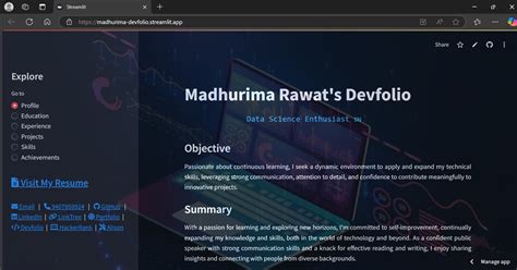 Github Madhurimarawat Madhurima Devfolio This Repository Contains My Devfolio Showcasing My