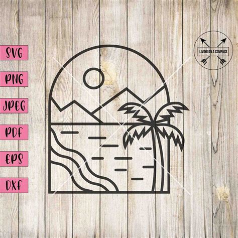 Beach Svg Beach Decor Sunset Svg Beach Sign Sunset Svg Sunset