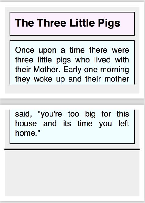 Block Splitting For Page Break