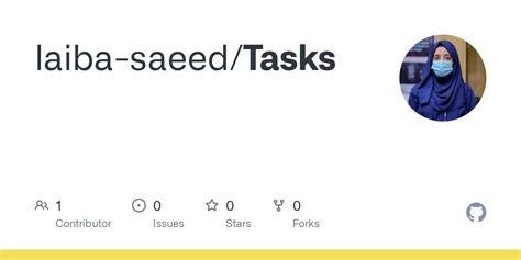 Github Laiba Saeedtasks