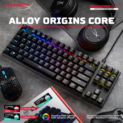 Hyperx Alloy Origins Core Gaming Keyboard Lazada Indonesia