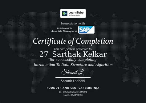 sarthak kelkar on linkedin lifelonglearner datastructures
