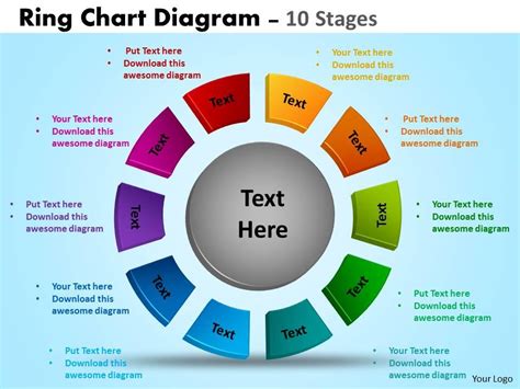 Ring Chart Diagrams Templates PowerPoint Templates Designs PPT Slide Examples