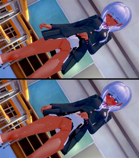 Rule 34 3d Blush Danganronpa Danganronpa V3 Embarrassed Embarrassed Nude Female Enf Exposed