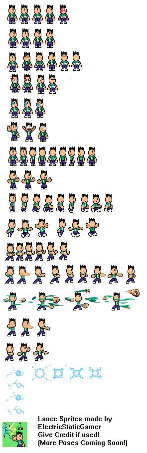 Lance Sprites By Electricstaticgamer On Deviantart