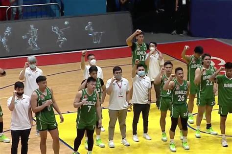 Ncaa St Benilde Pulls Away From Eac For 5th Win Abs Cbn News