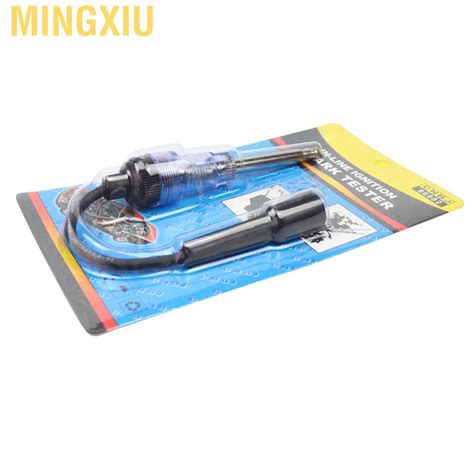 Mingxiu Inline Spark Plug Tester 3 17mm In Engine Ignition Wires Coil Diagnostic Detector Tool