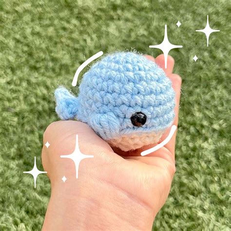 Crochet Whale Cute Whale Crochet Amigurumi Cute Sea Life Kawaii