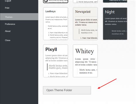 The Problem Of The Theme Folder Button And The Float Bar · Issue 1543 · Typora Typora Issues