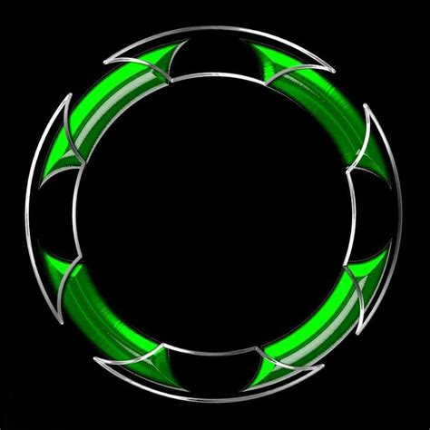 Green Circular With Arrows Phone Wallpaper